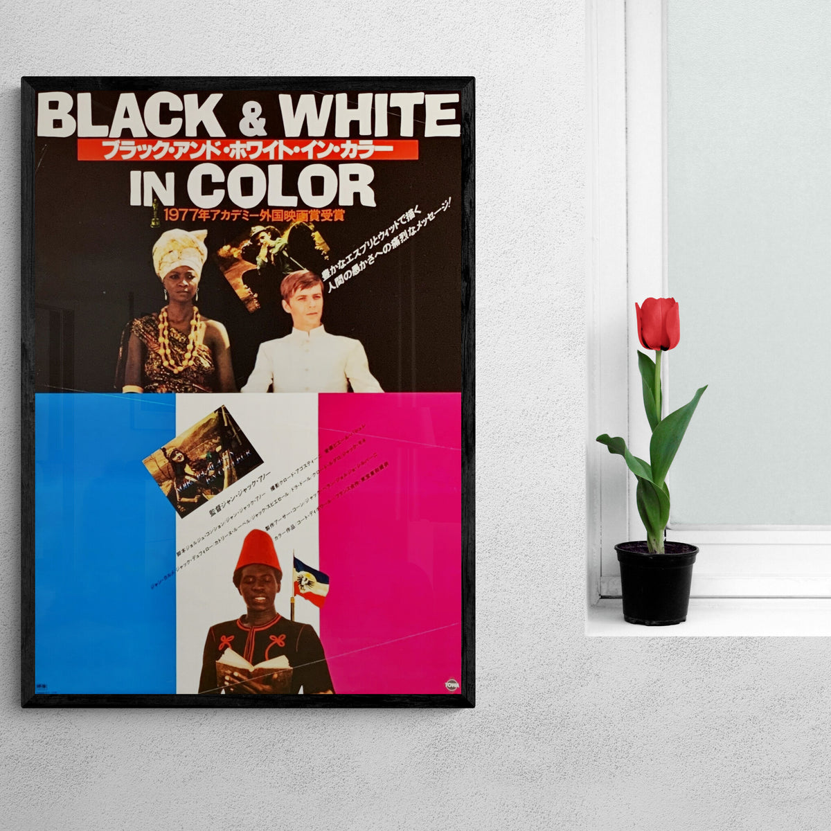 "Black & White in Color", Original First Release Japanese Movie Poster ...